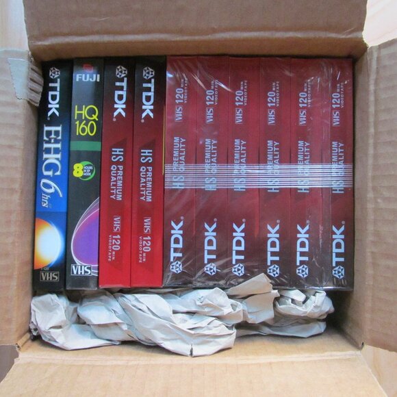 TDK and Fuji | Media | Tdk T120 And Other Premium Quality Hs 6 Hour Vhs Blank Tapes New | Poshmark